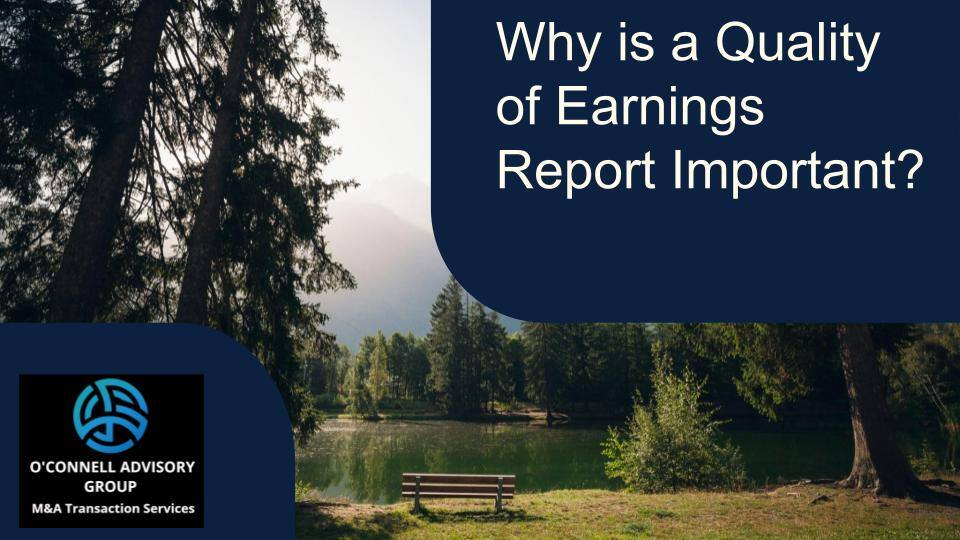 What is a Quality of Earnings (QoE) Report and Why Does It Matter?